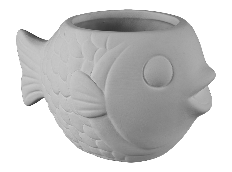 Hobby Ceramicraft - So-Fish-Ticated Container